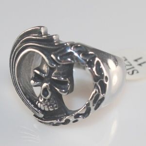 Accessories | Vintage Gothic Stainless Steel Demon Skull Ring | Poshmark